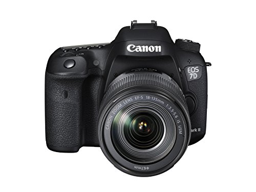 Canon EOS 7D Mark II Digital SLR Camera with EF-S 18-135mm is USM Lens, Wi-Fi Adapter Kit