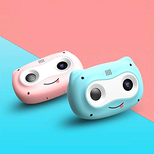 LKYBOA Children Camera Digital - Kids Mini Camera Toy Birthday Gift Portable（Blue,Pink） (Color : Blue)