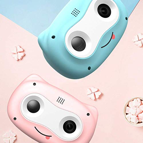 LKYBOA Children Camera Digital - Kids Mini Camera Toy Birthday Gift Portable（Blue,Pink） (Color : Blue)