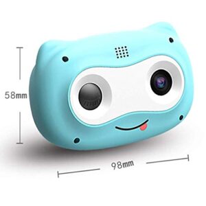 LKYBOA Children Camera Digital - Kids Mini Camera Toy Birthday Gift Portable（Blue,Pink） (Color : Blue)