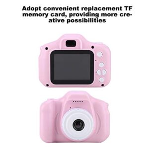 Eulbevoli Kid Camera IPS Color Screen 1080P 2.0 inch One-Button Operation Children's Digital Camera Fun and Practical,for Children(Pink)