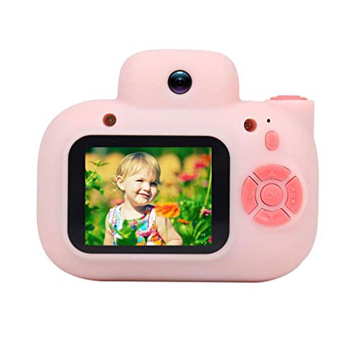 LKYBOA Children's Digital Camera - Can Take Pictures Video Mini Small SLR Toy （95 55 75MM (Color : Pink)