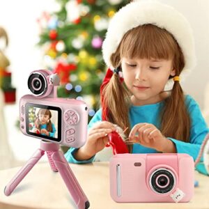 Digital Mini Camera, Kids Camera 2.4in IPS HD Screen Multifunction Cute for Kids Gifts