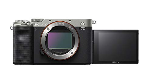 Sony Alpha a7C Full-Frame Compact Mirrorless Camera (Silver) Bundle with 24-105mm f/4 G OSS Lens (6 Items)