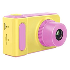 lkyboa kids camera, digital camera for kids gifts, camera for kids 3-12 year old kid camera for boy gifts hd 1080p kids digital cameras mini children camera (color : pink)