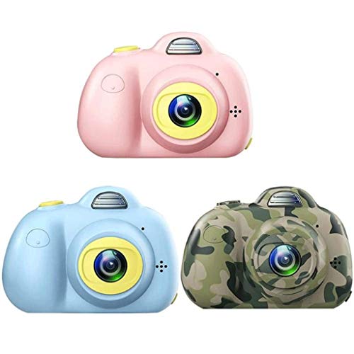 LKYBOA Kids Camera Digital Toys Gift for Years Old Girls LCD Screen Shockproof Silicone Cover Outdoor Play (Color : B)