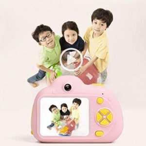 LKYBOA Kids Camera Digital Toys Gift for Years Old Girls LCD Screen Shockproof Silicone Cover Outdoor Play (Color : B)