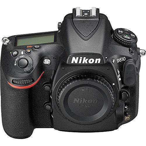 Nikon D810 36.3MP 1080p FX-Format DSLR Camera (Body Only) 1542B + One Year Extended Warranty - (Renewed)