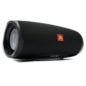 jbl charge 4 portable waterproof wireless bluetooth speaker – black (renewed)