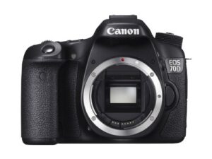 canon eos 70d (8469b002) digital slr cameras black 20.2 mp digital slr camera – body (international version – no warranty)