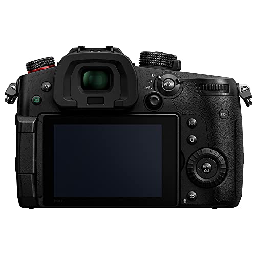 Panasonic LUMIX GH5 II Mirrorless Camera Body with Live Streaming with Extra Panasonic DMW-BLK22 Battery, Koah Pro Fulton Precision Camera Bag, and 64GB V90 UHS II SD Card Bundle (4 Items)