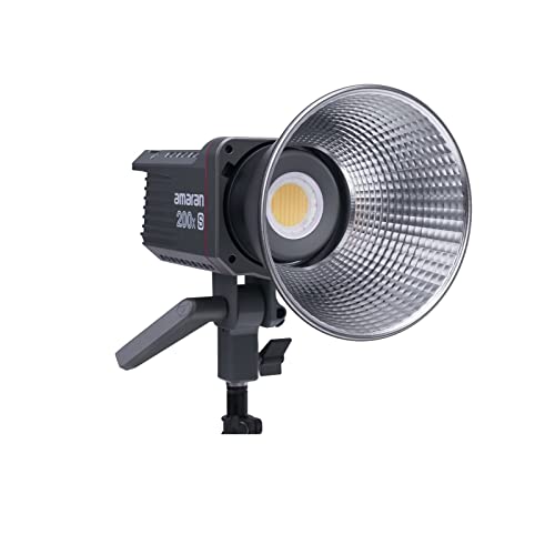 Aputure Amaran 200X S LED Video Light 200W Bi-Color 2700-6500k Bowens Mount Continuous Light Bluetooth App Control Silent Fan (Amaran 200XS)