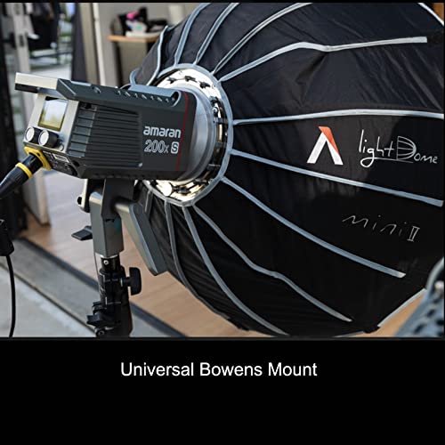 Aputure Amaran 200X S LED Video Light 200W Bi-Color 2700-6500k Bowens Mount Continuous Light Bluetooth App Control Silent Fan (Amaran 200XS)