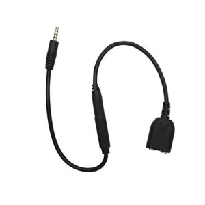 mcbazel surecom 3.5mm kenwood earpiece adaptor for cellphone to walkie-talkie