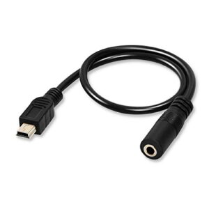 onvian 3.5mm female to 5 pin mini usb male microphone adapter cable