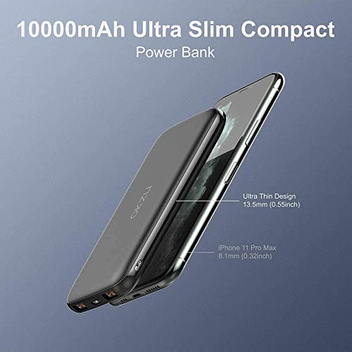 OKZU 5V 2A Power Bank for Heated Vest, Heated Jacket Battery Pack, 10000mAh Packet Size Fast Charging Portable Charge for Heated Clothing, Coat