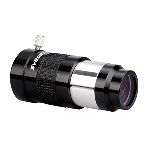 SVBONY 1.25 inches 3X Barlow Lens, Fully-Multi Coated achromatic Lens, Fully Metal Telescope Accessories for Astronomical Photography