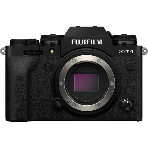 Paging Zone FUJIFILM X-T4 Mirrorless Camera Body Only (Black - 16652855) Bundle + 128GB High Speed Memory Card + Shoulder Case, Grip Tripod and Photo/Video Editing and Management Software Package