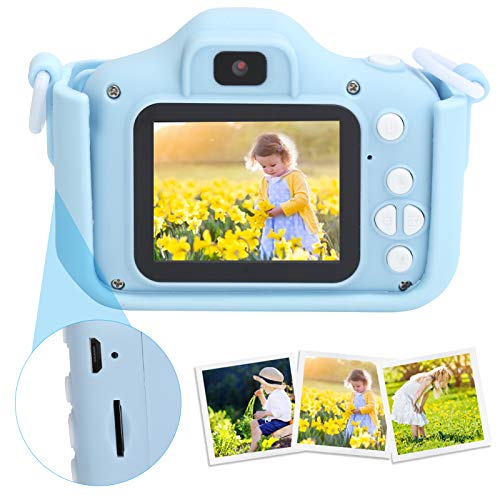 Children Camera, Playback Video Recording X5S Children Camera with A Durable Lanyard for Christmas for Children for Thanksgiving for Birthday(Blue)