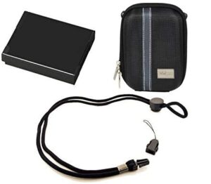 stuff i need package for olympus stylus xz-1 digital camera – includes: li-50b high capacity replacement battery + deluxe hard shell padded case + neck strap