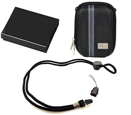 Stuff I Need Package for Olympus Stylus XZ-1 Digital Camera - Includes: Li-50B High Capacity Replacement Battery + Deluxe Hard Shell Padded Case + Neck Strap