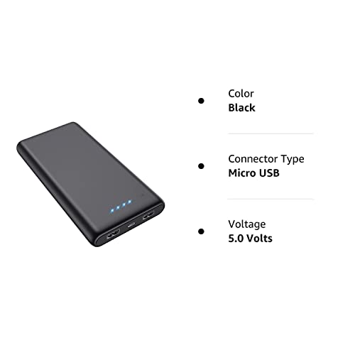 Portable Charger Power Bank 25800mAh Huge Capacity External Battery Pack Dual Output Port with LED Status Indicator Power Bank for iPhone, Samsung etc