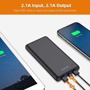 Portable Charger Power Bank 25800mAh Huge Capacity External Battery Pack Dual Output Port with LED Status Indicator Power Bank for iPhone, Samsung etc