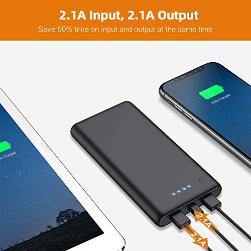 Portable Charger Power Bank 25800mAh Huge Capacity External Battery Pack Dual Output Port with LED Status Indicator Power Bank for iPhone, Samsung etc