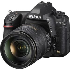 Nikon D780 24.5 MP Full Frame DSLR Camera with 24-120mm Lens (1619) - Bundle - + Sandisk Extreme Pro 64GB Card + Additional ENEL15 Battery + Nikon Case + Cleaning Set + Filter Sets + More (Renewed)