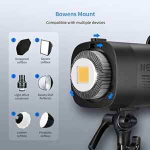 Neewer 100W 5600K LED Video Light, Bowens Mount Daylight Balanced LED Continuous Lighting CRI 97+,TLCI 97+ 11000Lux with 2.4G Remote for Video Recording,Wedding,Outdoor Shooting,YouTube (CB100)