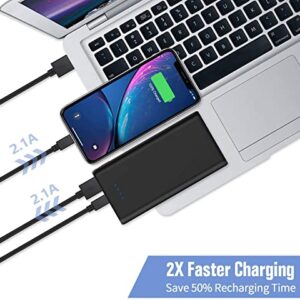 Portable Charger Power Bank 25800mAh, Ultra-High Capacity Fast Phone Charging with Newest Intelligent Controlling IC, 2 USB Port External Cell Phone Battery Pack Compatible with iPhone,Android etc