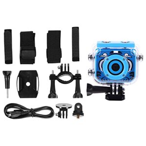 osaladi kids outdoor toys kids digital camera high definition digital camera 1080p sports camera children video recorder camera toy kids birthday gifts (blue) small outdoor camera