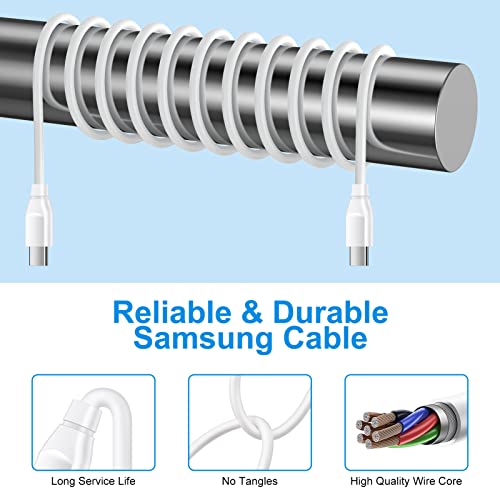 Samsung Charger Fast Charging for Samsung Galaxy S23 S22 Ultra S21 S20 FE 5G A73 A53 A14 A52 A42 A32 A23 A13 A12 A04 A03S,20W PD Charger Block & 9ft C Cable Charger for Pixel 7Pro 7 6a 6 Pro 6 5a 5 4A