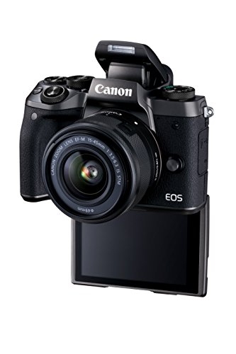 Canon Cameras US 24.2 Digital SLR Camera with 3.2-Inch LCD, Black (EOS M5 EF-M 15-45 STM KIT)