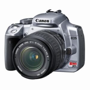 Canon Rebel XTi DSLR Camera with EF-S 18-55mm f/3.5-5.6 Lens (Silver) (OLD MODEL)