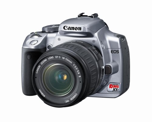 Canon Rebel XTi DSLR Camera with EF-S 18-55mm f/3.5-5.6 Lens (Silver) (OLD MODEL)