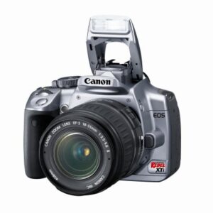 Canon Rebel XTi DSLR Camera with EF-S 18-55mm f/3.5-5.6 Lens (Silver) (OLD MODEL)