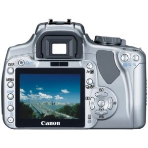 Canon Rebel XTi DSLR Camera with EF-S 18-55mm f/3.5-5.6 Lens (Silver) (OLD MODEL)