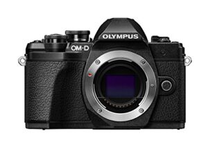 olympus om-d e-m10 mark iii camera body (black), wi-fi enabled, 4k video