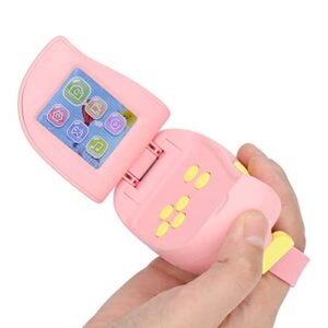 Jeanoko Mini Children Camera, Kids Digital Camera 5 Control Buttons Timed Photo Easy to Operate Multifunctional with 400Mah Battery for Child Education(Pink)