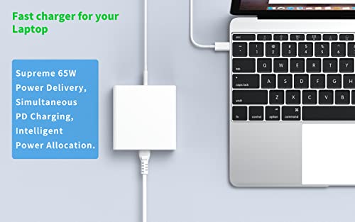 USB C Charger. Sacrack 170W 7 Port Fast Charging Station Laptop Power Adapter Compatible with MacBook Pro/Air, All iPhone 14/13/Mini/Pro/13 Pro Max/12 Galaxy Note20 S22 S21 Pixel 4/3 iPad Pro White