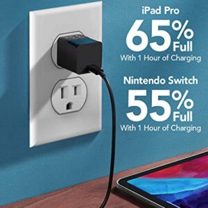 ZMI zPower Turbo Cube PPS 33W GaN Ultra Compact USB Type C (USB C) PD 3.0 Power Adapter Compatible w/iPhone iPad Android Requiring 30W/20W or Less Power, Non-Folding Fixed Prongs, Cable Not Included