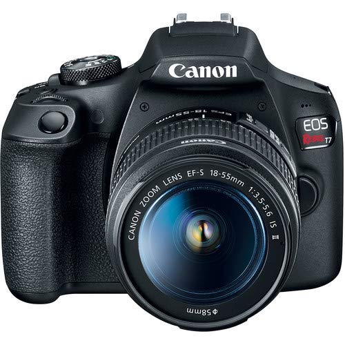 Canon EOS Rebel T7 DSLR Camera w/ 2 Canon Lenses (18-55mm f/3.5-5.6 is II and EF 75-300mm f/4-5.6 III)+ Photo/Video Editing Software & Deluxe Accessory Kit (Renewed)