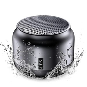 lfs small bluetooth speakers, portable wireless speaker mini shower speaker, 15h playtime, tws pairing, compact size, waterproof outdoor speaker for home, travel, beach