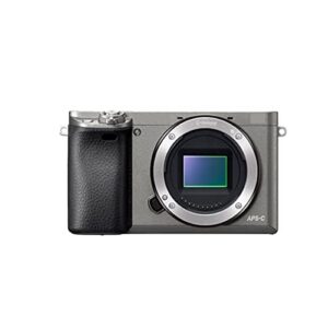 Camera A6000 Mirrorless Digital Camera Silver ILCE-6000-24.3MP -Full HD Video Digital Camera (Color : B)