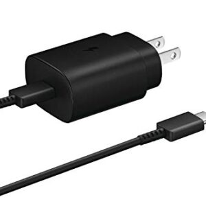 SAMSUNG 25W USB-C Super Fast Charging Wall Charger - Black (US Version with Warranty)