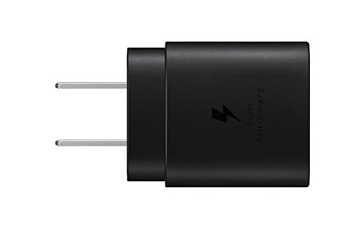 SAMSUNG 25W USB-C Super Fast Charging Wall Charger - Black (US Version with Warranty)