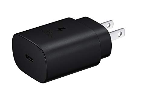 SAMSUNG 25W USB-C Super Fast Charging Wall Charger - Black (US Version with Warranty)