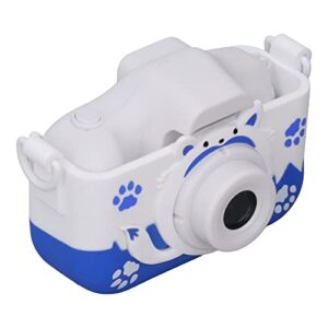 kids digital camera, outdoor small portable kids camera blue 40mp hd