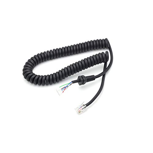 Kymate MH-48a6j Replacement Microphones Mic Cable Cord Wire for Yaesu MH-36 MH-36A6J MH-36B6JS MH42 MH-48 MH-48A6JA MH-42B6J MH-42C6J FT-7800 FT-8800 FT-8900 FT-8900R FT-1500M FT-2800M Hand Mic